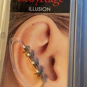 Bodyrage | Jewelry | Body Rage Illusion Blue Stone Faux Ear Wrap New ...